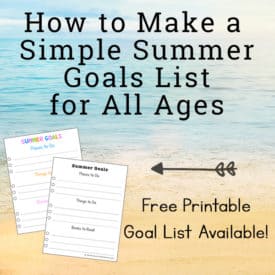 Seize the Summer & Grow: How to Make a Simple Summer Goals List for All ...