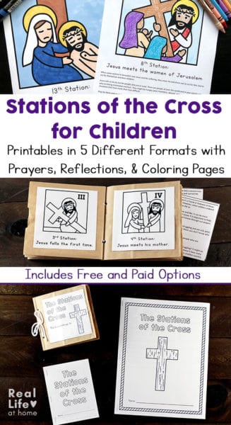 Printable Stations of the Cross for Children (Booklet and Reflections)