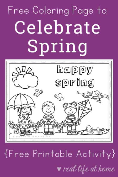 My Little Book of Spring Colors Mini Book (Free Printable)