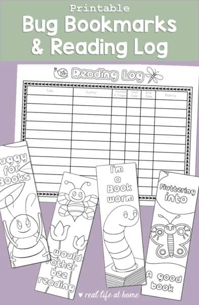 Free Printable Color Your Own Flower Bookmarks Set
