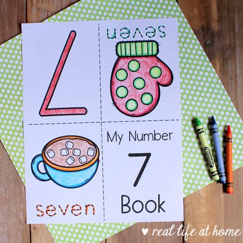 Winter Counting Books: 10 Free Mini Books for Preschool - Kindergarten
