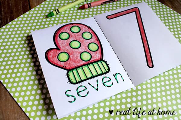 Winter Counting Books: 10 Free Mini Books for Preschool - Kindergarten