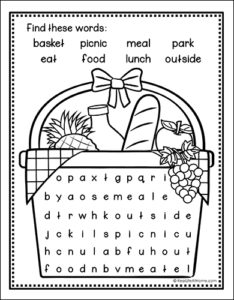Free and Easy Summer Word Finds Printable Set for Kids