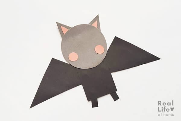 Bat Craft for Kids: Bat Stick Puppet with Free Printable Patterns