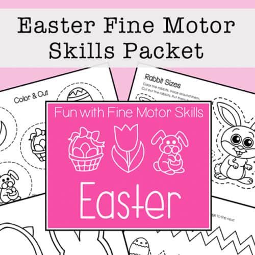 Easter Fine Motor Skills Packet for Preschool - 1st Grade